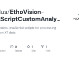 Github Noldus Ethovision Javascriptcustomanalysis This Contains