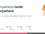 Github Sqlanywhere Node Sqlanywhere Sap Sql Anywhere Database Client