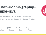 Github Datastax Examples Graphql Example Java Application