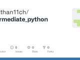 Github Jonathan11ch Intermediate Python