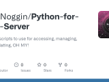 Github Sqlnoggin Python For Sql Server Python Scripts To Use For