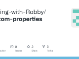Github Coding With Robby Custom Properties