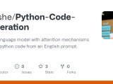 Github Akashe Python Code Generation Using Language Model With