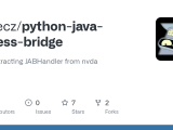Github Falsecz Python Java Access Bridge Wip Extracting Jabhandler