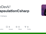 Github Sagedevv Encapsulationcsharp Estudos Csharp