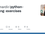 Github Harmardir Python Coding Exercises