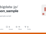 Github Webbigdata Jp Python Sample Python Sample Script