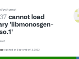 Cannot Load Library Libmonosgen 2 0 So 1 Issue 1937 Pythonnet