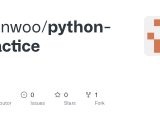 Github Brenwoo Python Practice