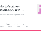 Github Githubcto Stable Diffusion Cpp Win Rocm6 Stable Diffusion And