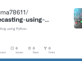 Github Reshma78611 Forecasting Using Python Forecasting Using Python