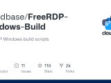 Github Cloudbase Freerdp Windows Build Freerdp Windows Build Scripts