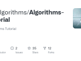 Github Ai Algorithms Algorithms Tutorial Algorithms Tutorial