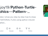Github Ranajoy19 Python Turtle Graphics Pattern Drawing Indian