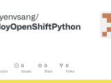 Github Nguyenvsang Deployopenshiftpython