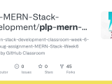 Github Plp Mern Stack Development Plp Mern Stack Development