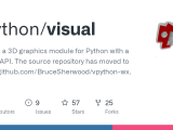 Github Vpython Visual Visual Is A 3d Graphics Module For Python With
