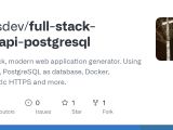 Github Alejsdev Full Stack Fastapi Postgresql Full Stack Modern Web