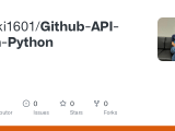 Github Chiki1601 Github Api With Python