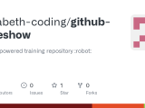 Github Elizabeth Coding Github Slideshow A Robot Powered Training