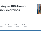 Github Igorcanjos 100 Basic Python Exercises