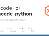 Github Runcode Io Runcode Python Python Library For Using Runcode Api