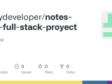 Github Romydeveloper Notes App Full Stack Proyect Notes App