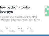 Github Ev3dev Python Tools Ev3devrpyc Library To Remotely Steer The