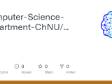 Github Computer Science Department Chnu Computer Science Department