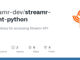 Github Streamr Dev Streamr Client Python Python Library For