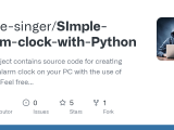 Github Code Singer Simple Alarm Clock With Python This Project