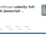 Github Daomtthuan Udacity Full Stack Javascript Developer Project 2