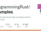 Github Programmingrust Examples Complete Code For The Larger Example