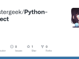 Github Sinistergeek Python Project
