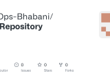 Github Devops Bhabani Testrepository