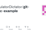 Github Simulatordictator Git Basic Example
