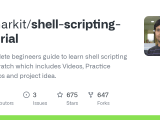 Github Techarkit Shell Scripting Tutorial A Complete Begineers Guide