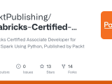 Github Packtpublishing Databricks Certified Associate Developer For