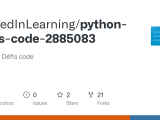 Github Linkedinlearning Python Defis Code 2885083 Python Défis Code