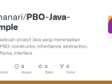 Github Rosihanari Pbo Java Example Contoh Sebuah Project Java Yang