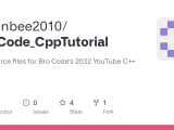 Github Aaronbee2010 Brocode Cpptutorial C Source Files For Bro