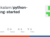 Github Johnkalam Python Getting Started