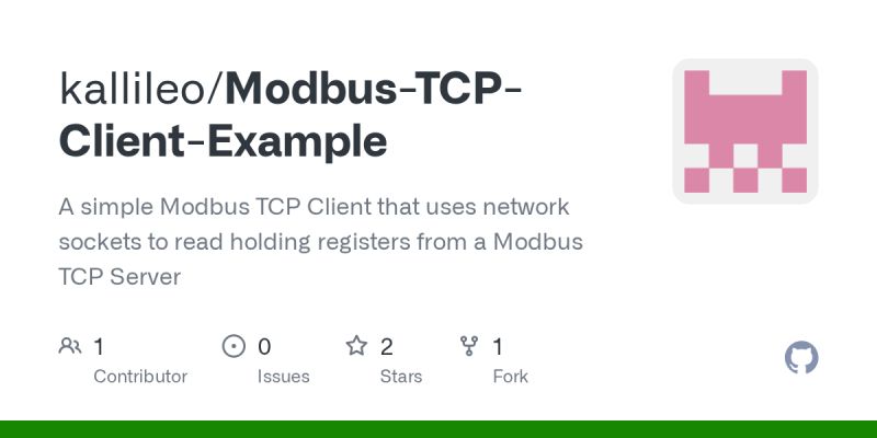 GitHub - kallileo/Modbus-TCP-Client-Example: A simple Modbus TCP Client ...