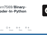 Github Saturn7569 Binary Decoder In Python