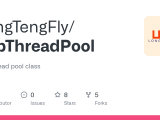 Github Longtengfly Cppthreadpool C Thread Pool Class