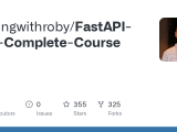 Github Codingwithroby Fastapi The Complete Course
