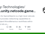 Github Unity Technologies Com Unity Netcode Gameobjects Netcode For