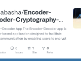 Github Coders2345 Encoder Decoder Cryptography App Encoder Decoder