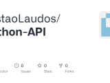 Github Gestaolaudos Python Api