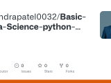 Github Upendrapatel0032 Basic Data Science Python Code